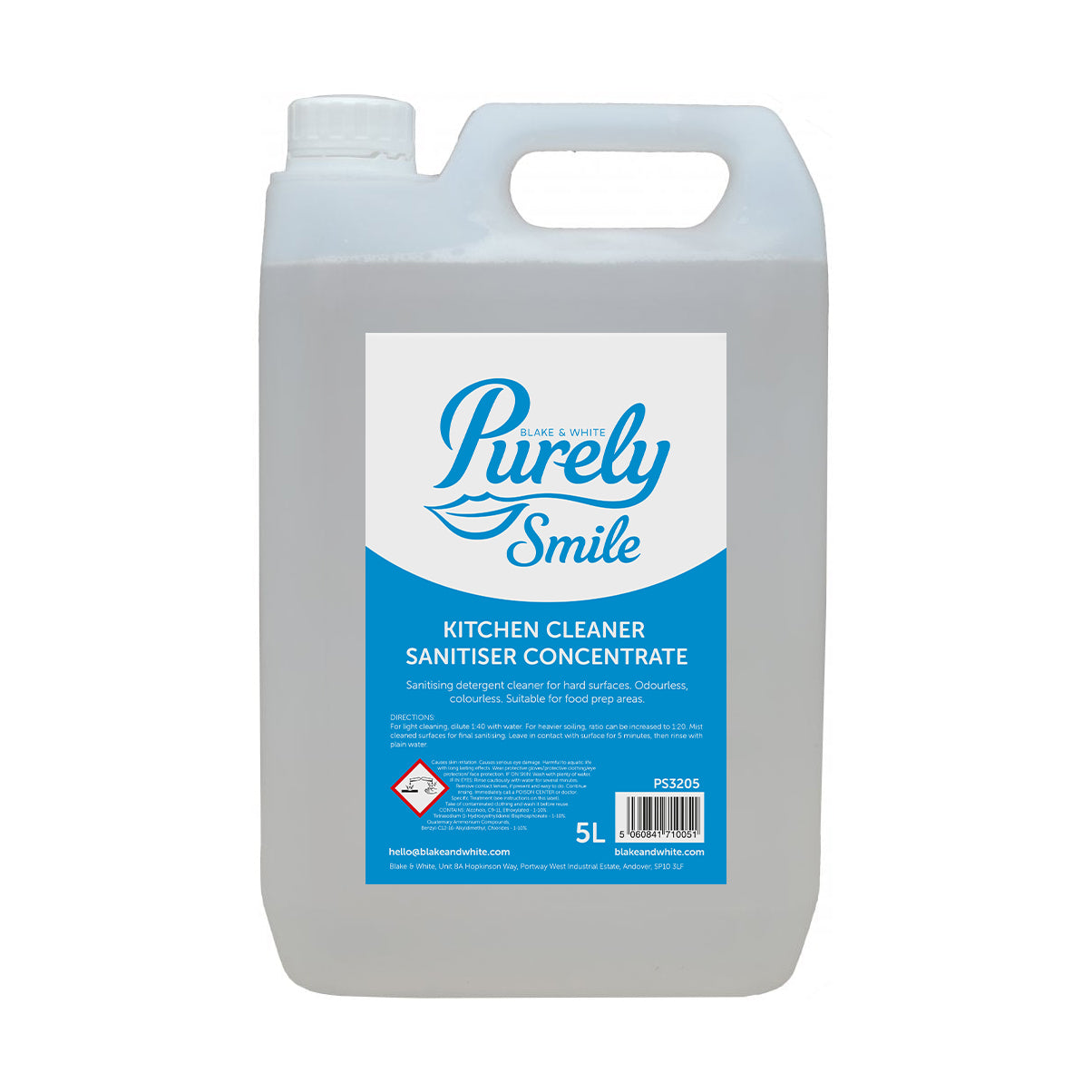 Purely Smile Kitchen Cleaner - Concentrated Sanitizer (5L) – Blake and ...