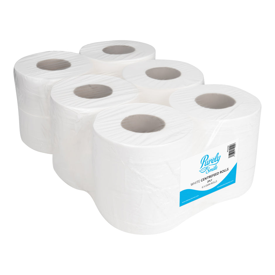 Buy Centrefeed Rolls Online | Blue & White | Next-Day UK Delivery ...